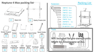 Replacement parts for ELEGOO Neptune Series 3D printers [Stripped Part ...