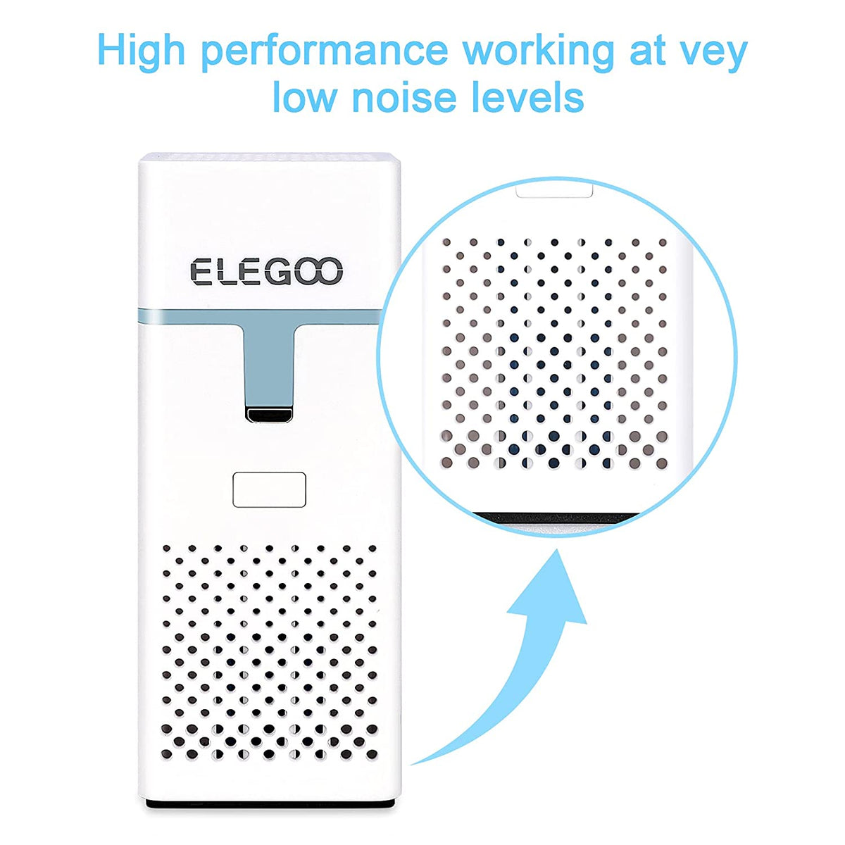 2-Pack USB-Rechargeable Air Filter for Elegoo AnycubIc Creality Resin