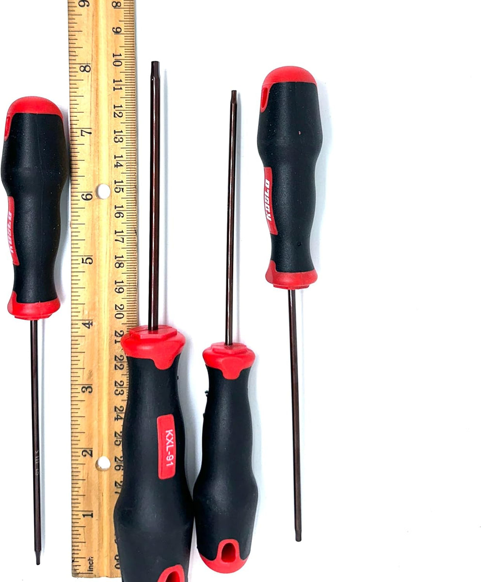 Extra Long Hex Screwdriver [4-Pack] Magnetic Set of 1.5mm 2.0mm 2.5mm ...